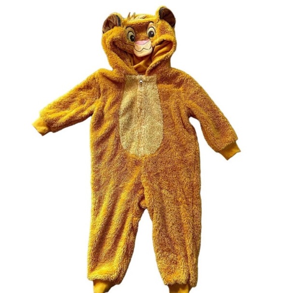 Disney | Costumes | Disney Store Simba The Lion King Costume Pajama ...